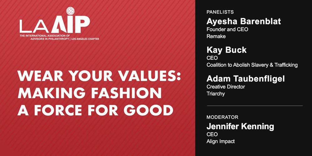 Gina Bibby to Speak at LA AIP's "Wear Your Values: Making Fashion A ...
